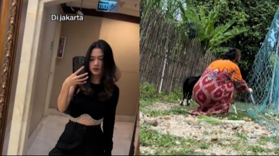 Viral Fashion si Cewek pas di Jakarta VS Kampung, di Kota Jadi Princess ...