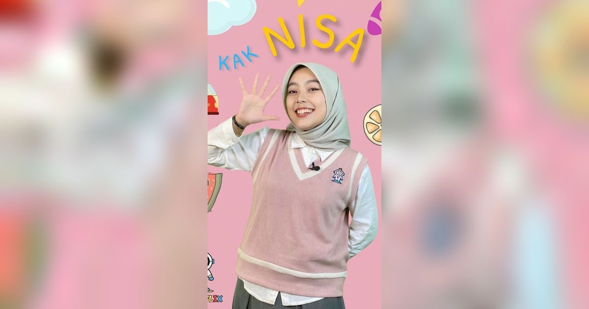 Potret Kak Nisa Kinderflix yang lagi Viral, Paras Cantiknya Suka Bikin ...