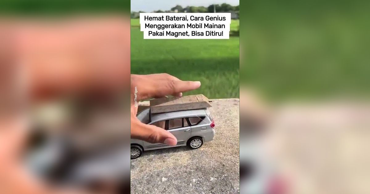 VIDEO: Hemat Baterai, Cara Genius Menggerakan Mobil Mainan Pakai Magnet ...