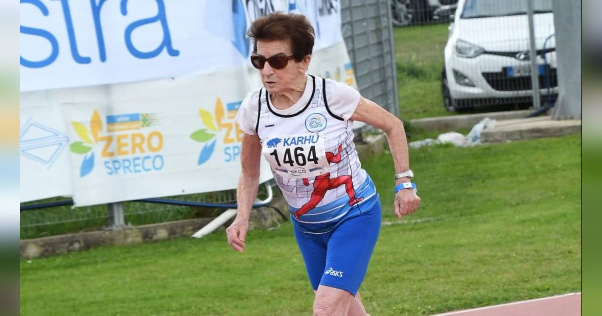 VIDEO Pelari Cepat Berusia 90 Tahun Pecahkan Rekor Dunia