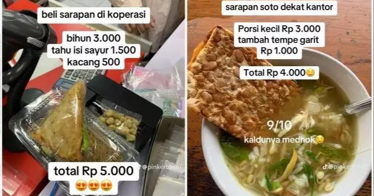 Viral! Terapkan Frugal Living, Pekerja Kantoran Habis Rp5 Ribu Sehari ...