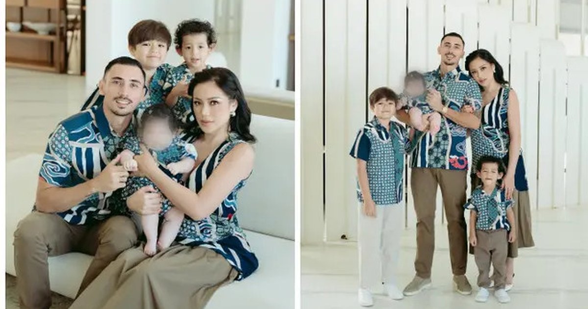 6 Potret Foto Keluarga Jessica Iskandar dan Vincent Verhaag, Pemotretan ...