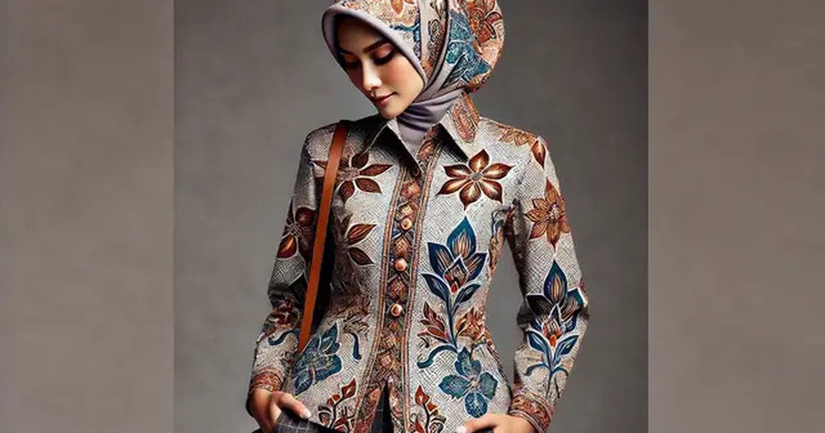 8 Model Baju Batik Kerja Hijab yang Bikin Penampilan Makin Chic ...