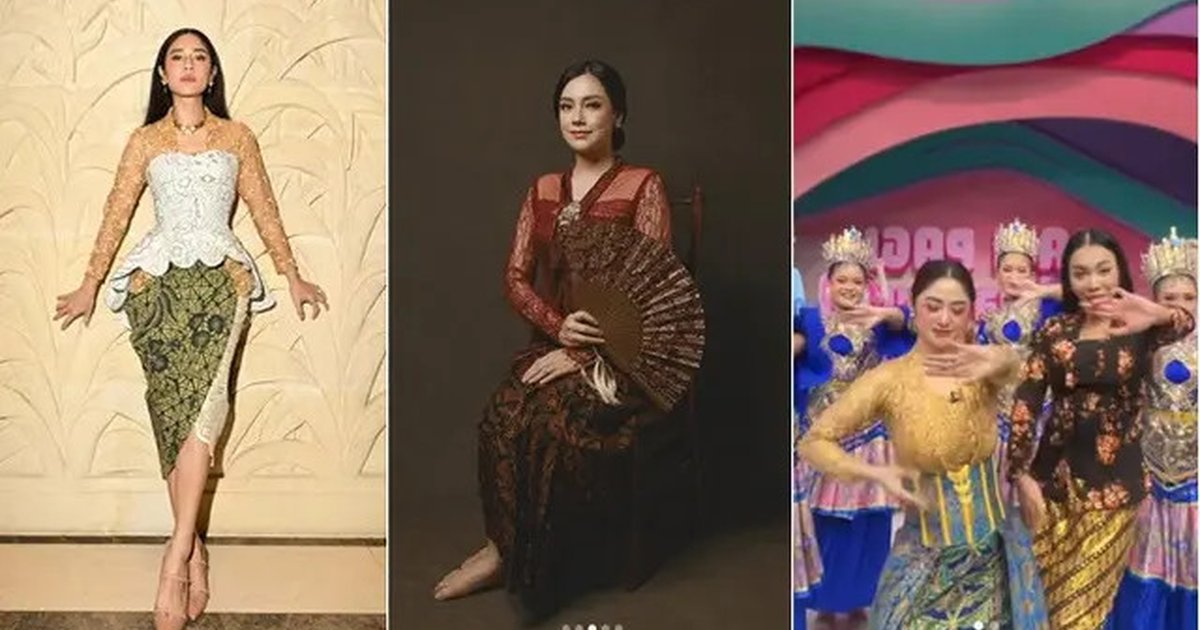 8 Potret Artis Indonesia Rayakan Hari Kartini dengan Memakai Kebaya, Siapa Paling Cantik ...