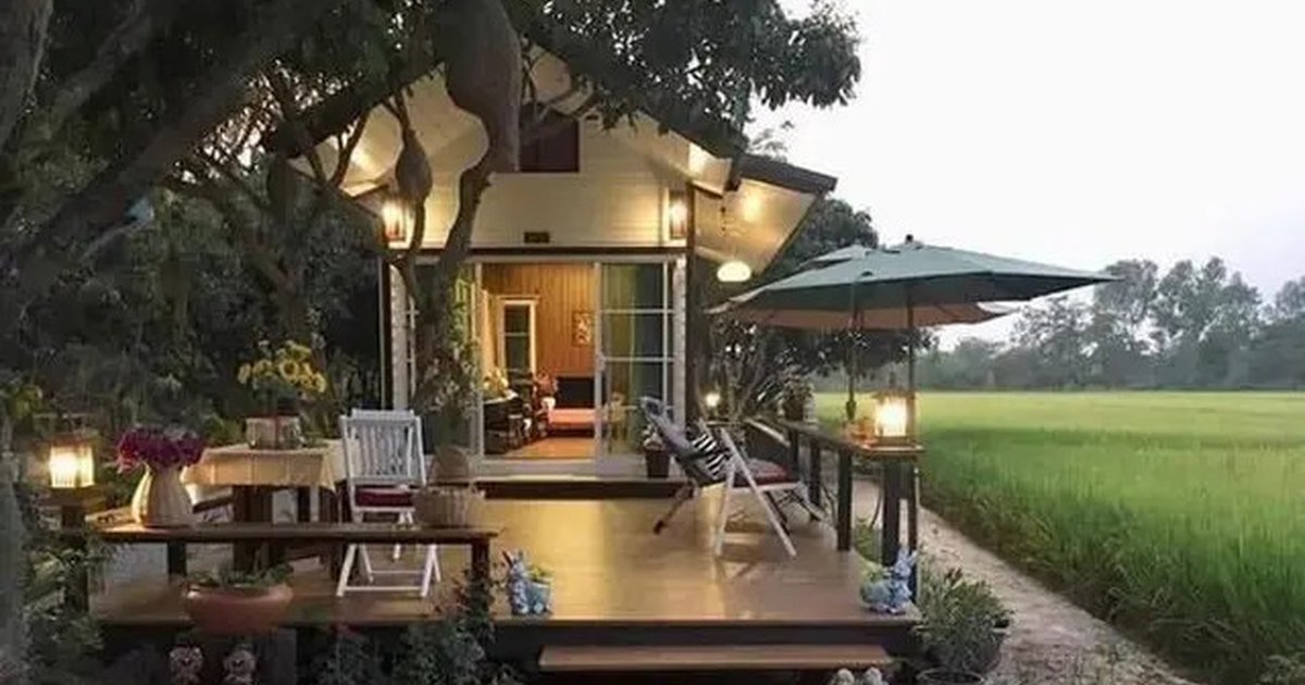 6 Ide Desain Rumah Modern dan Indah di Pinggir Sawah, Hati Tenang dan Nyaman dengan Nuansa ...