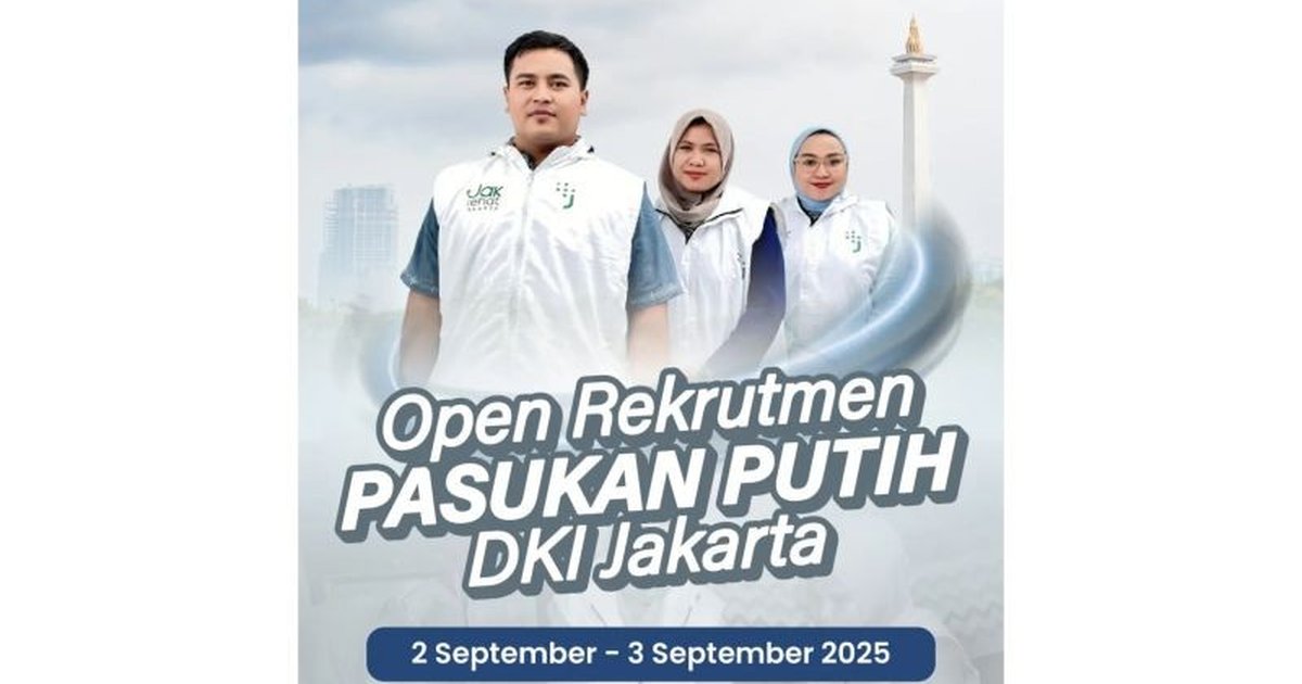 Tahukah Anda? Rekrutmen Pasukan Putih DKI Jakarta Dibuka, Targetkan Penguatan Layanan Kesehatan ...