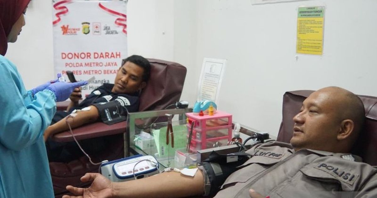 Fakta Menarik: Rayakan Hari Jadi ke-74, Polres Bekasi Gelar Donor Darah ...