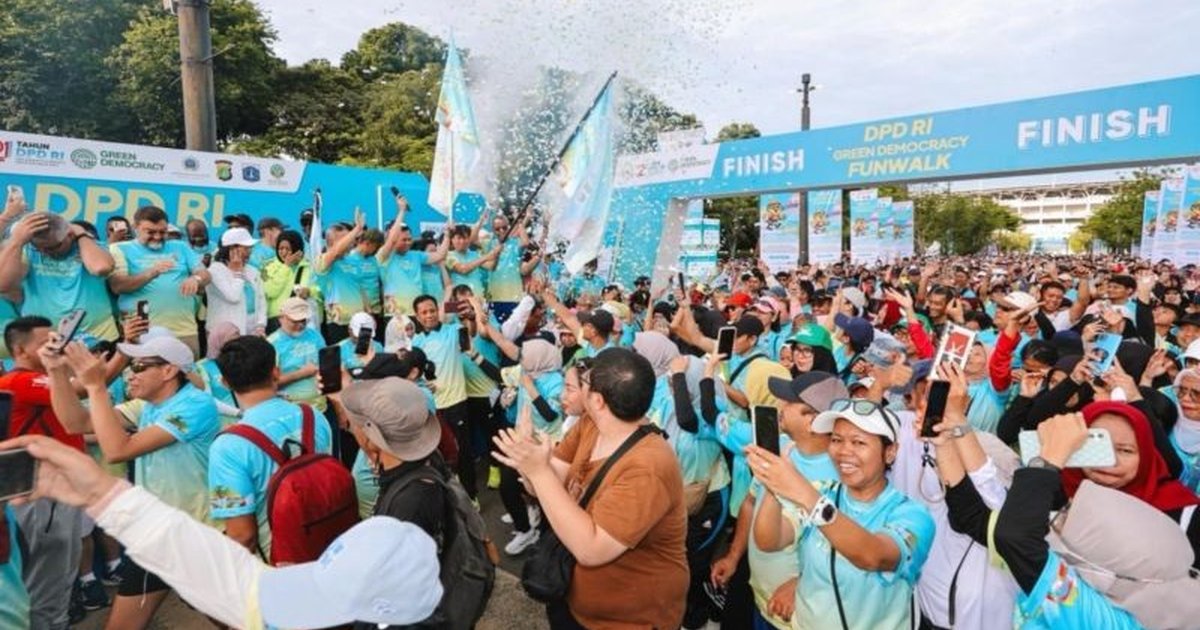DPD RI Gelar Green Democracy Fun Walk, Tegaskan Komitmen Demokrasi ...