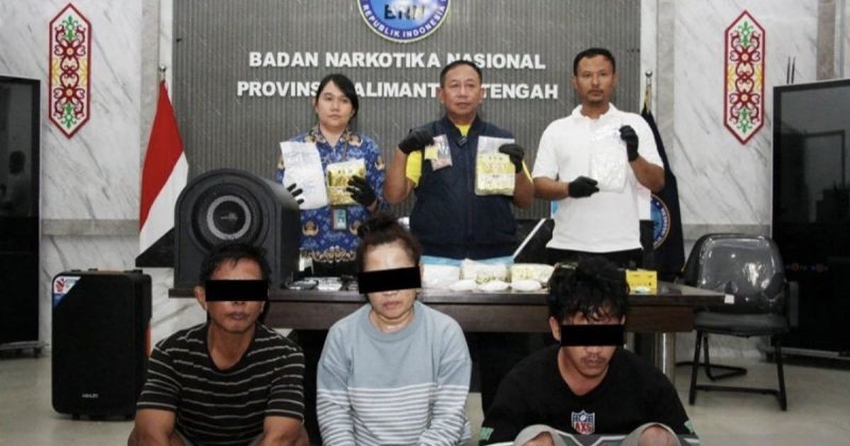 BNNP Kalteng Amankan 8,3 Kg Sabu di Kotawaringin Timur, Tiga Pelaku Ditangkap - merdeka.com