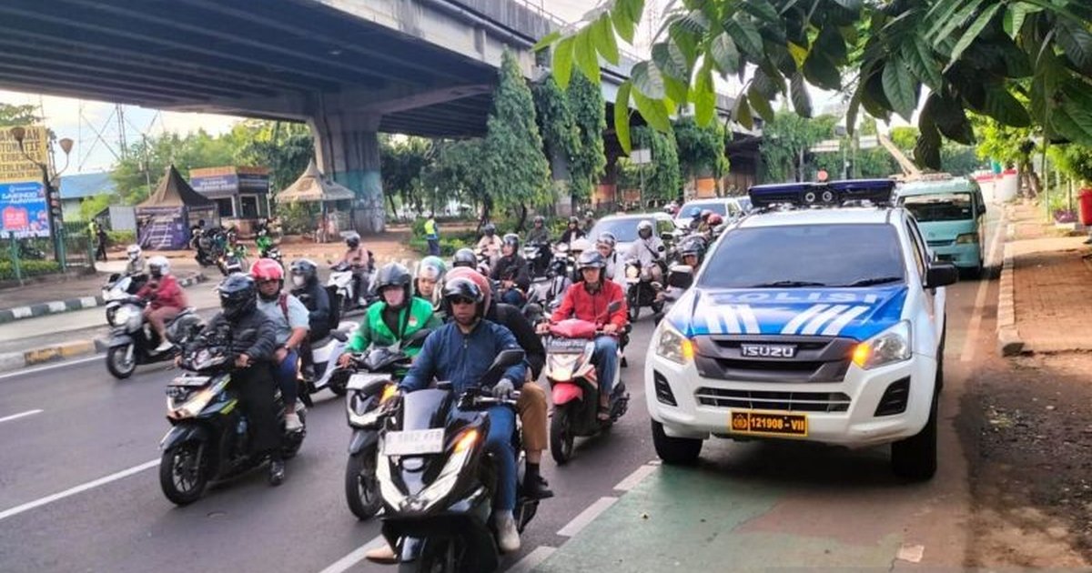 Ratusan Pelanggar Lalu Lintas Terjaring Operasi Zebra Jaktim, Mayoritas Melawan Arus