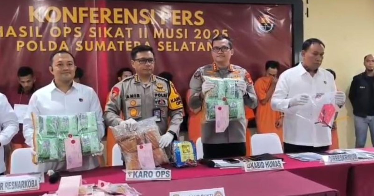 Operasi Sikat Musi Polda Sumsel Berhasil Amankan 1.178 Pelaku Kejahatan