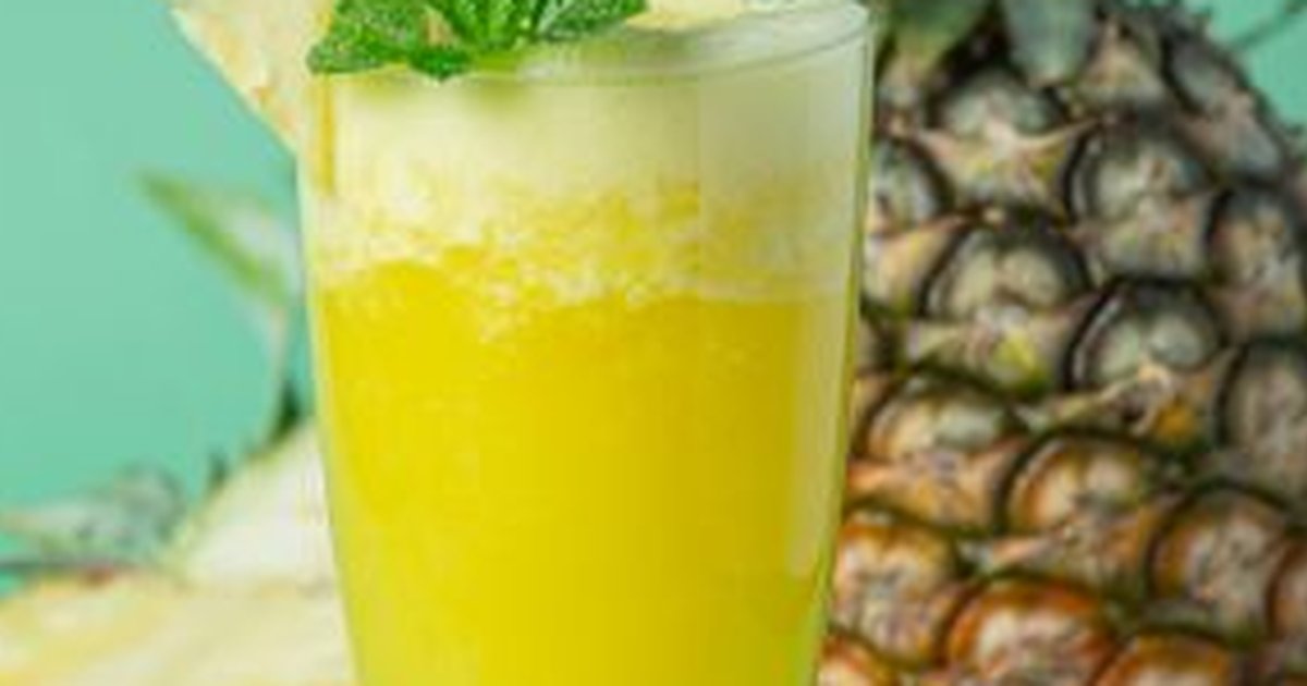 Cara Praktis Membuat Jus Nanas Segar yang Lezat untuk Menurunkan ...
