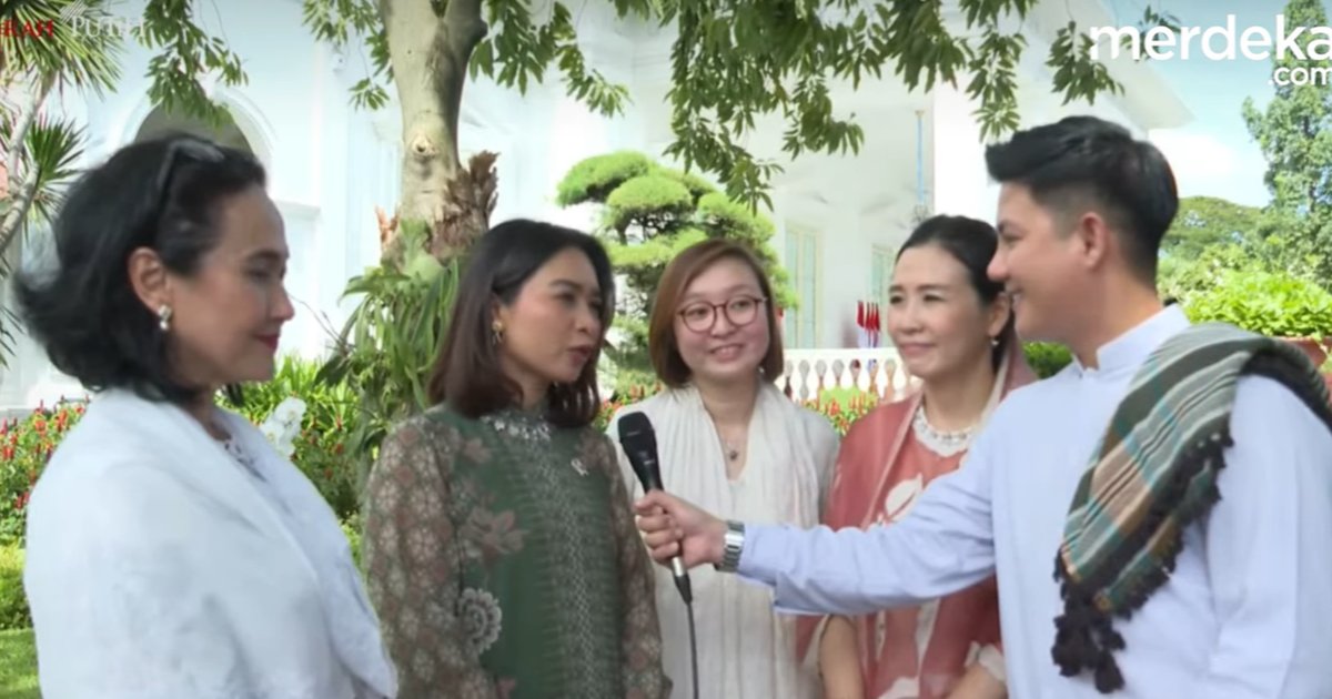 VIDEO: Momen Pesona Para Wamen Cantik Kabinet Prabowo Pukau Istana Lebaran 2025, Ada Veronica ...