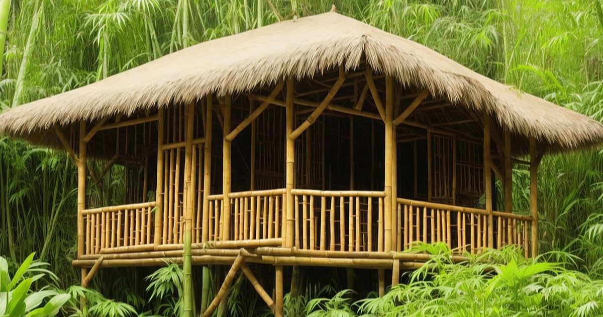 Inspirasi Rumah Bambu Minimalis, Desain Alami yang Elegan dan Ramah Lingkungan - merdeka.com