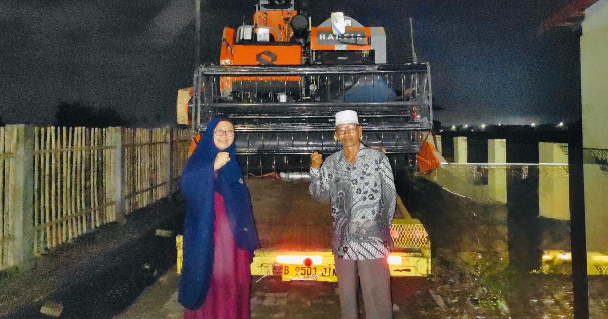 Poktan Banten Minta Mesin Panen ke Prabowo, Langsung Dikirim dan Tiba ...