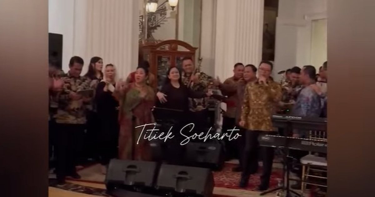 VIDEO: Momen Lucu Titiek Soeharto Minta Prabowo Berhenti Saat Asyik Joget, Ada Puan Hingga ...