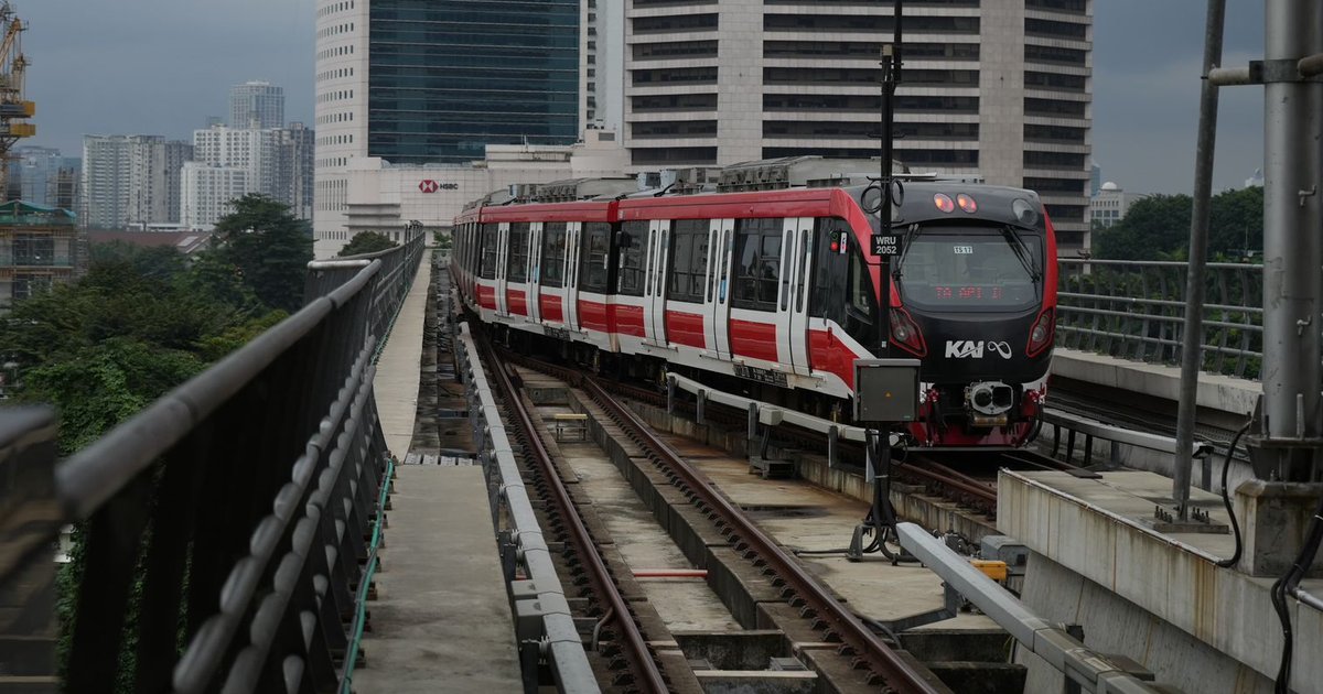 Sambut HUT ke-498 Jakarta, LRT Beri Tarif Khusus Rp1 pada 22 Juni 2025 - merdeka.com