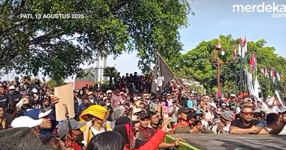 VIDEO: Pati Bergerak! Bendera One Piece Berkibar, Demo Warga Desak ...