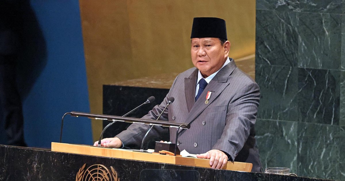 FOTO: Momen Perdana Presiden Prabowo Berpidato di Sidang Umum PBB ...