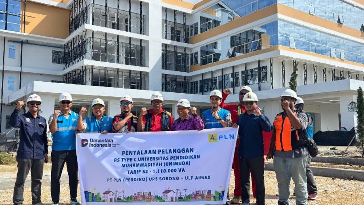 PLN Alirkan Listrik 1.110 kVA untuk RS PKU Unimuda Sorong, Dukung ...