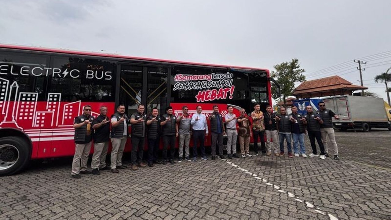 VKTR Uji Coba Bus Listrik Semarang, Solusi Transportasi Hijau Atasi ...