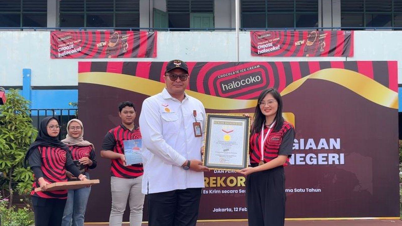 Halocoko Raih Rekor MURI, Bagikan Lebih dari 1,1 Juta Es Krim Sepanjang ...