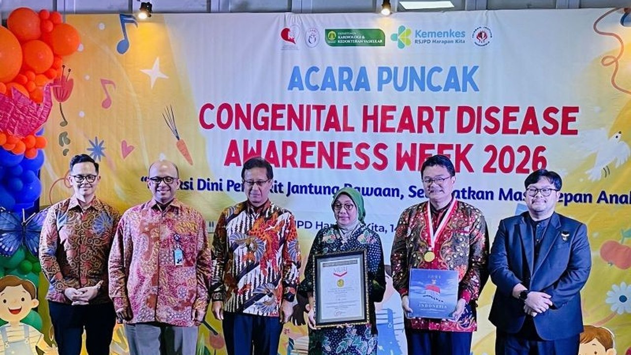 Perki Raih Rekor MURI untuk Skrining PJB Serentak Terbanyak di Indonesia