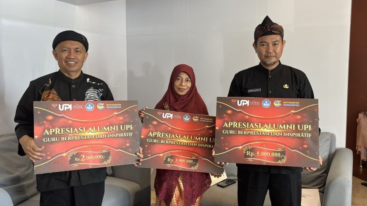 UPI Beri Penghargaan Guru Berprestasi di Hardiknas 2026, Apresiasi ...