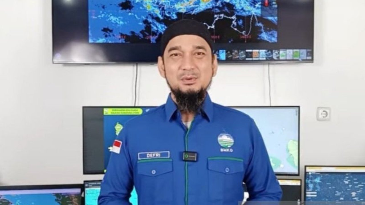 BMKG Ingatkan Waspada Hujan Durasi Lama di Sumatera Utara pada Senin