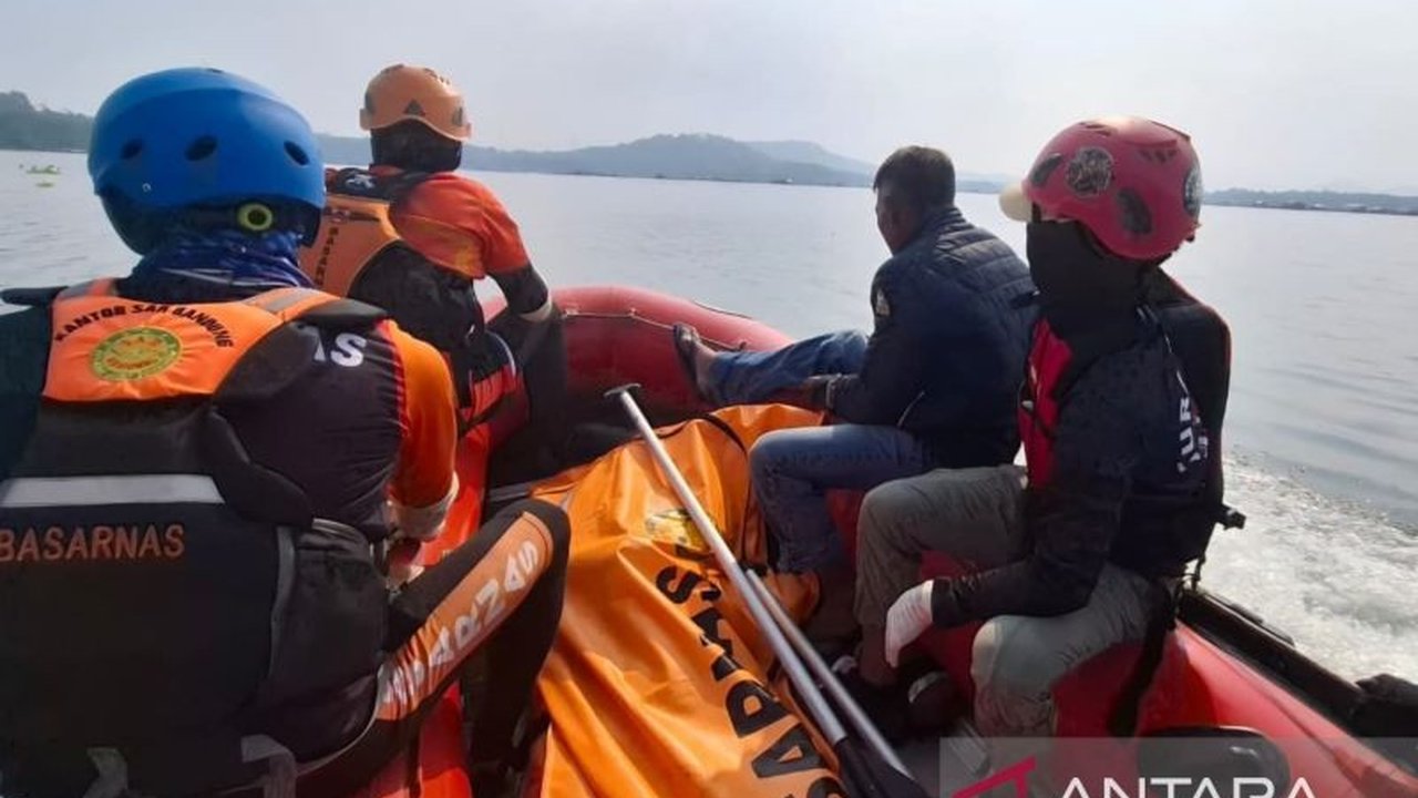 Jasad Pekerja Tenggelam di Waduk Jangari Cianjur Ditemukan, Pencarian ...