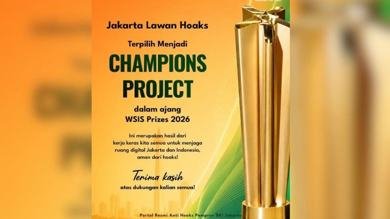 Jalahoaks DKI Jakarta Sabet Predikat Champion Project WSIS Prizes 2026 ...