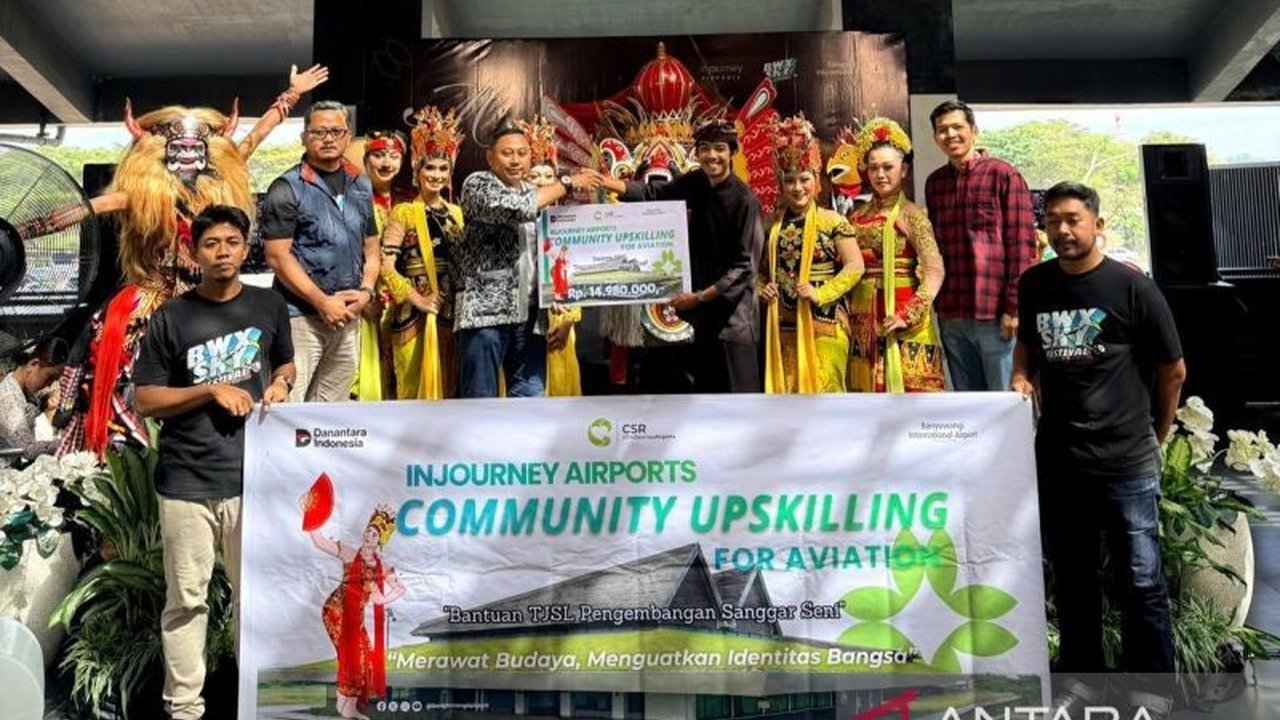 Bandara Banyuwangi Salurkan Bantuan Dana untuk Pelestarian Budaya Lokal