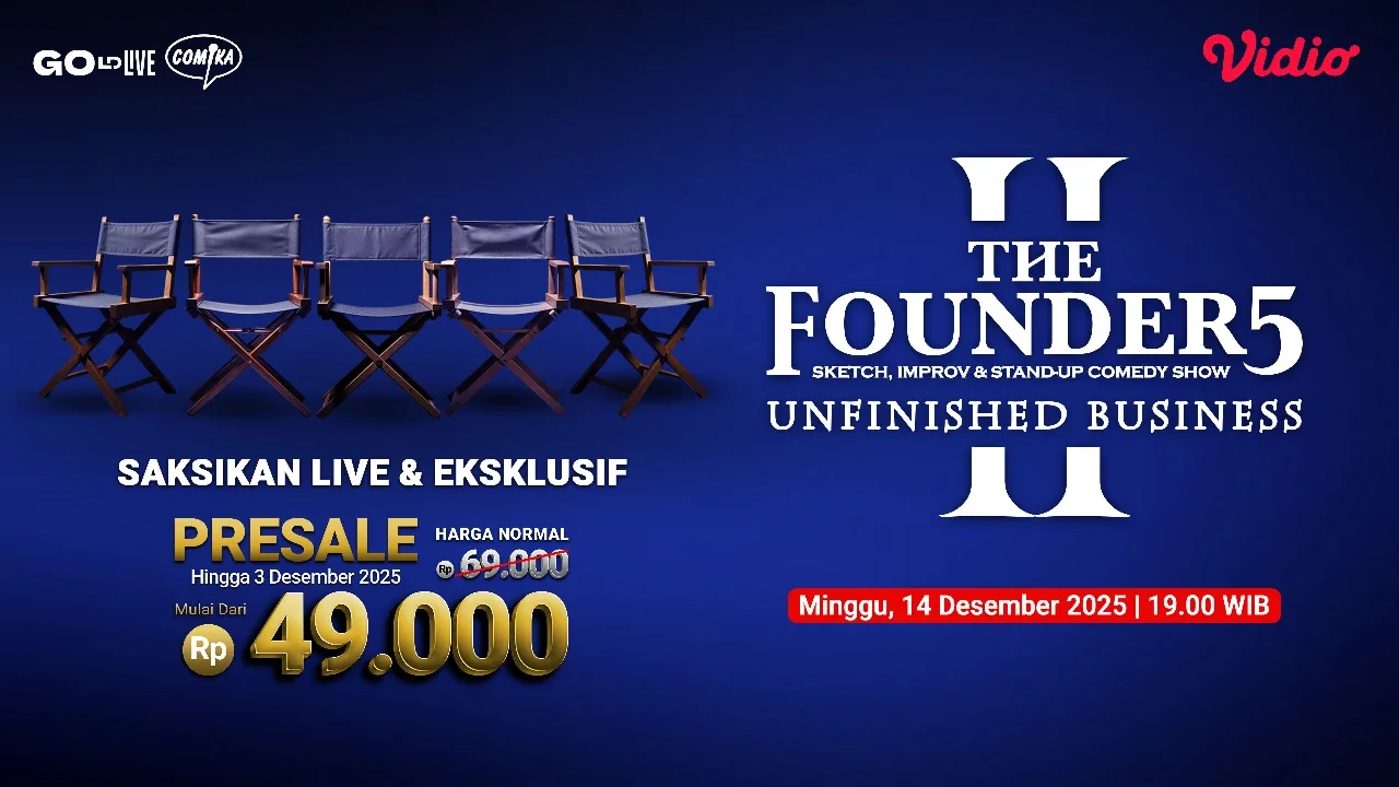 Comika The Founder5 II Hadir Lagi! Ini Cara Nonton Live Show Komedi ...