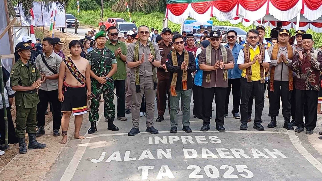 FOTO: Jalan Sungai Sapah Sepadak Terwujud Setelah Puluhan Tahun Penantian