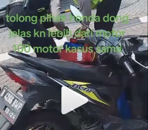 Viral Sasis Motor Honda Beat Milik Kurir Patah di Jalan, Warganet Geram