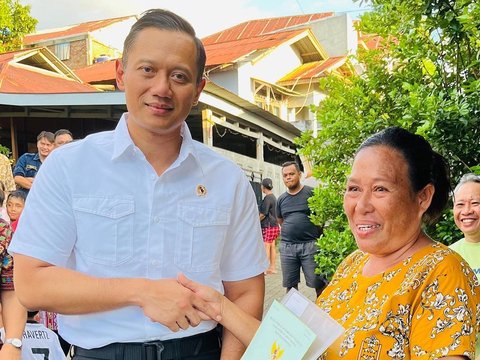 AHY Unggah Momen Blusukan Bagi-Bagi Sertifikat Tanah, Gibran Beri Komentar Emoji Api