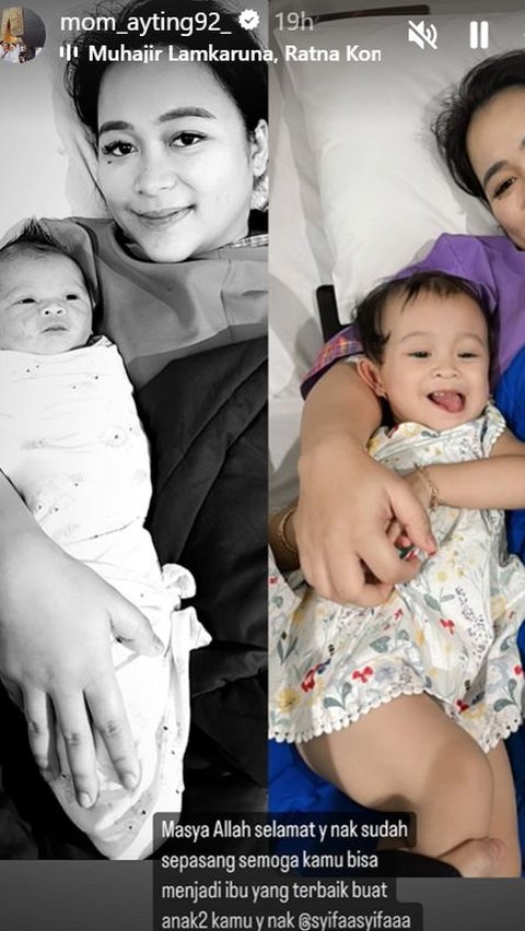 7 Potret Proses Adik Ayu Ting Ting Melahirkan Anak ke Dua di Tanggal Cantik