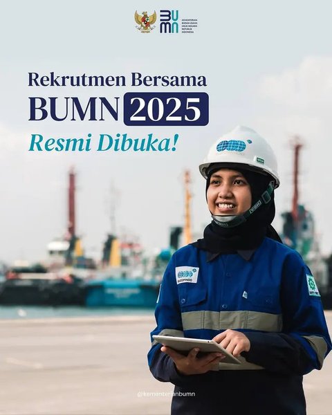 Resmi Dibuka! Cek Link Pendaftaran Rekrutmen Bersama BUMN 2025, Tersedia 2.000 Lowongan Kerja ...