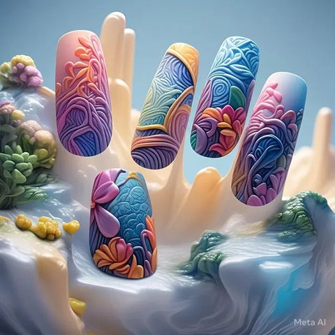 Perindah Kuku, Simak 5 Inspirasi Model Nail Art Terbaru yang Cantik dan ...