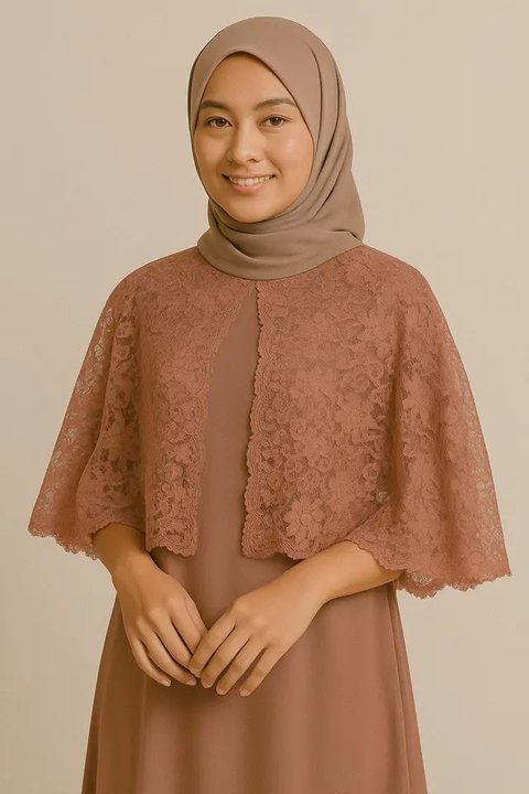 5 Model Outer Brokat Panjang dan Pendek Kekinian 2025, Bisa untuk Acara ...