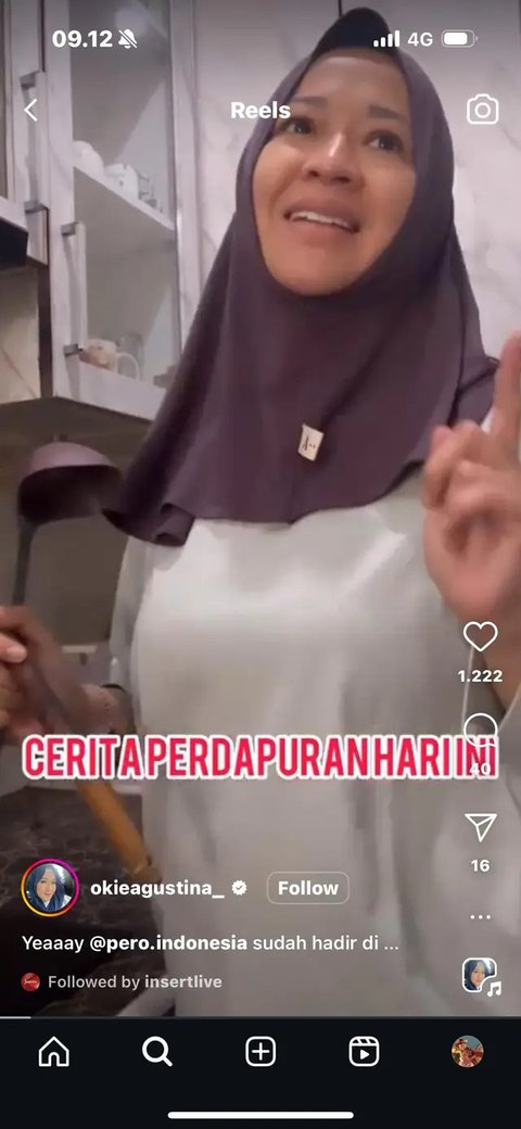 Intip Potret Dapur Okie Agustina dengan Motif Marmer yang Menawan - merdeka.com