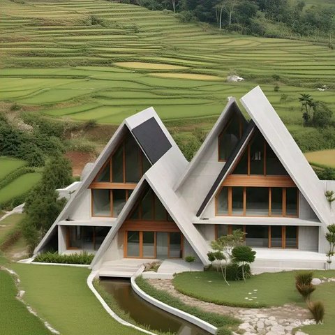 7 Model Atap Rumah Asimetris 3 Trap, Pilihan Estetik untuk Desain Rumah ...