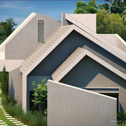 7 Model Atap Rumah Asimetris 3 Trap, Pilihan Estetik untuk Desain Rumah ...