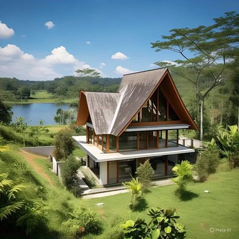 7 Model Atap Rumah Asimetris 3 Trap, Pilihan Estetik untuk Desain Rumah ...