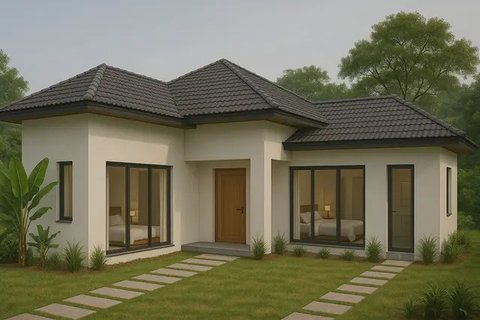 7 Desain Rumah L-Shape 3 Kamar Tidur yang Fungsional dan Tertata Rapi ...