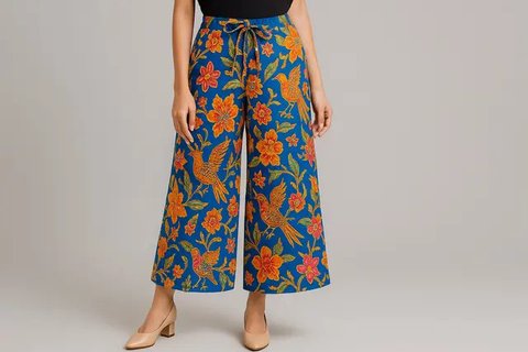 7 Inspirasi Model Kulot Batik Kekinian, Fashion Masa Kini yang Unik dan ...