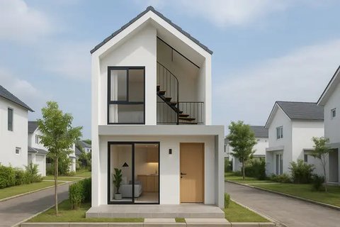 7 Inspirasi Desain Rumah Ukuran 6x9 Minimalis Modern, Cocok untuk ...