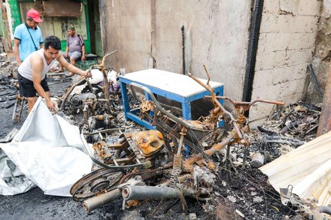 FOTO: Penampakan Sisa-Sisa Kebakaran Dahsyat Kemayoran yang Hanguskan 543 Rumah, Kerugian Capai ...