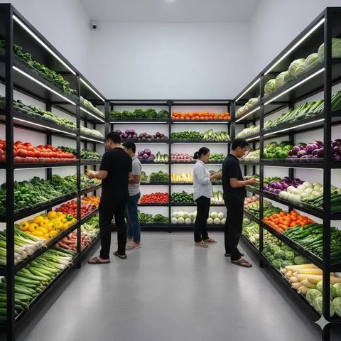 Warung Sayur Kekinian: Desain Minimalis yang Bikin Pelanggan Betah ...