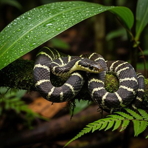 Ketahui Sederet Fakta Unik Ular Cicak Belang yang Dianggap Mirip dengan ...